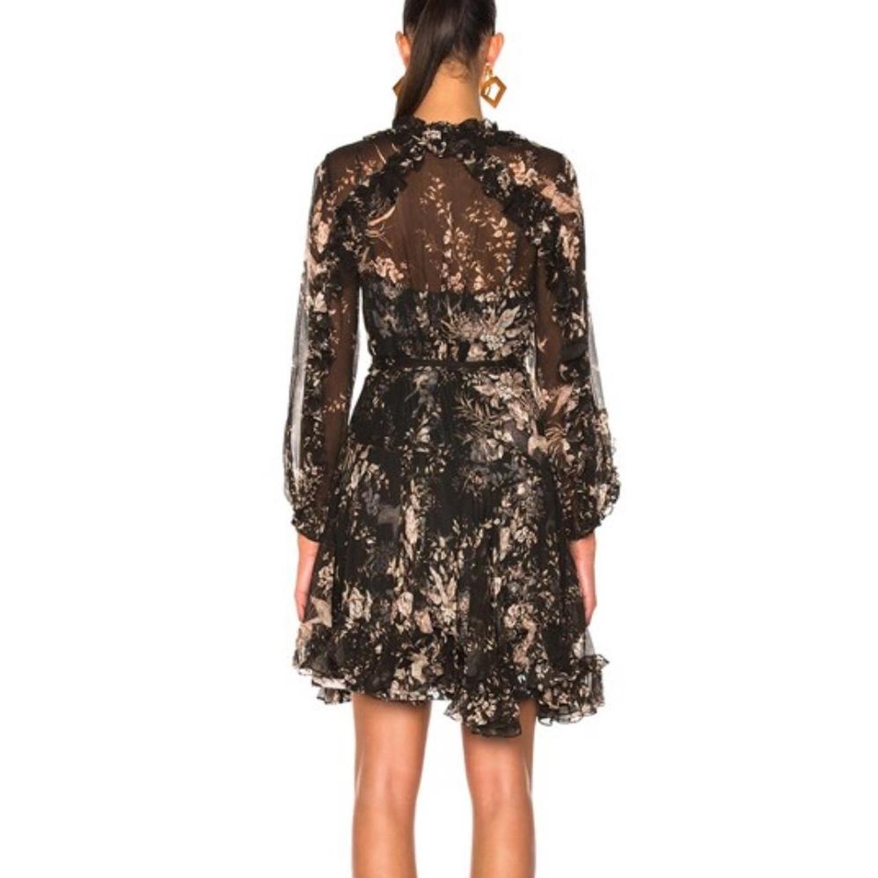 Zimmerman silk wrap dress Come with the slip dress - Depop