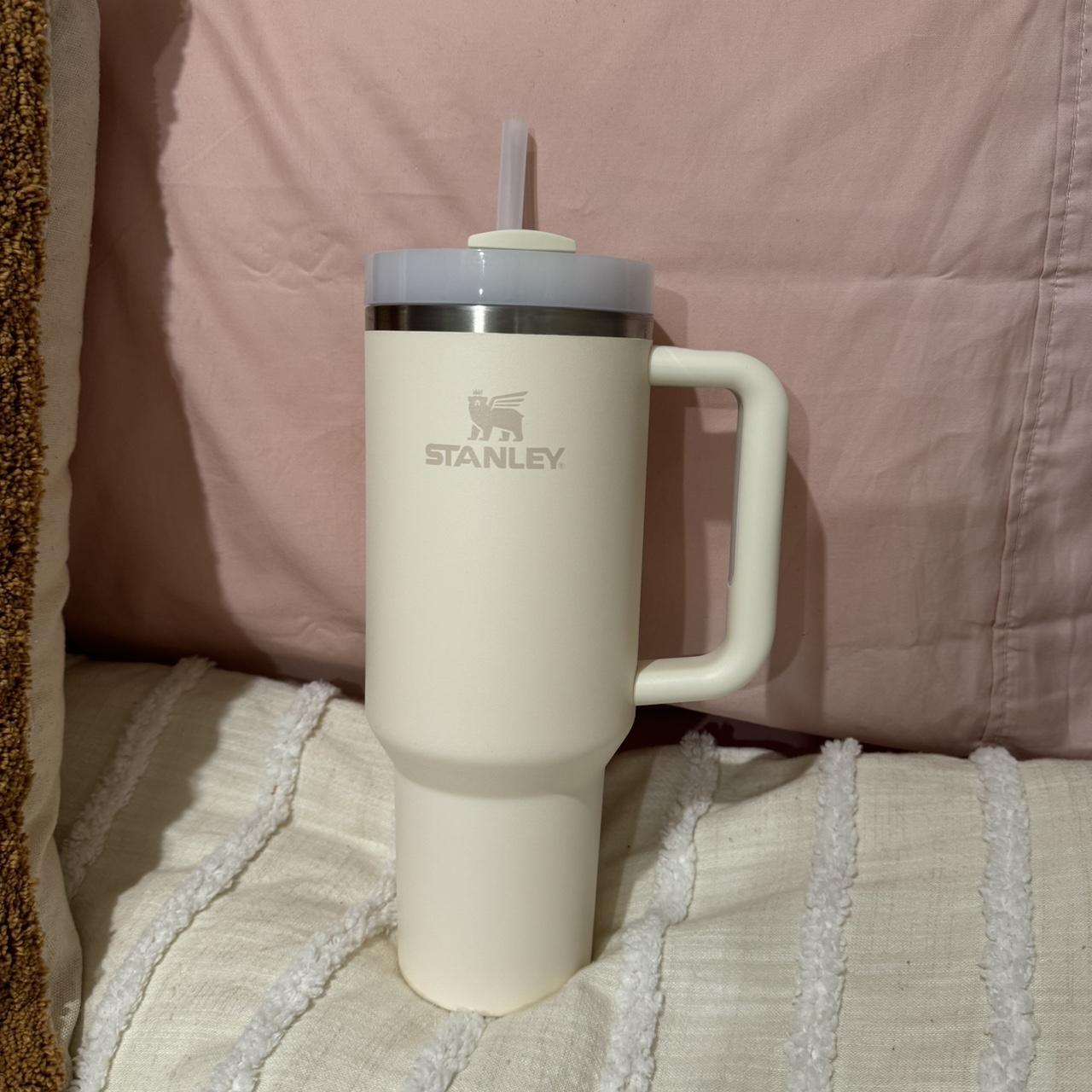 Beige Stanley cup 40oz - Depop
