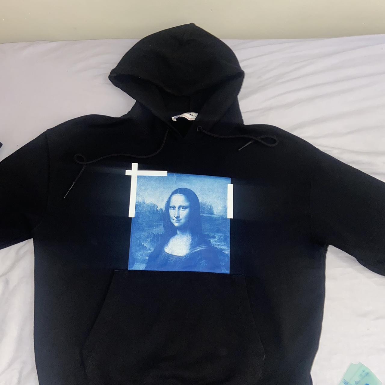 Off White Mona Lisa Hoodie Size Small But Fits A Depop