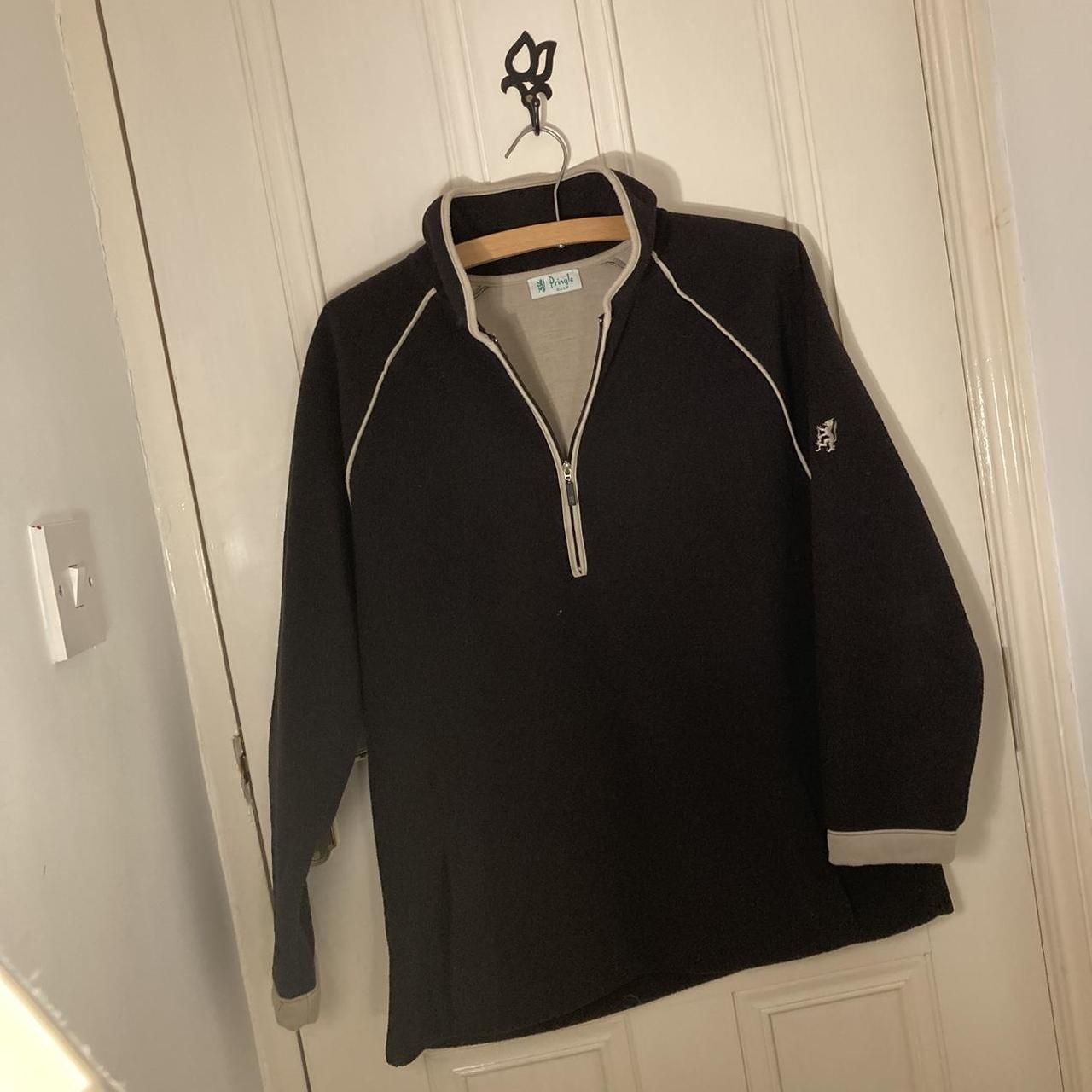 Black Pringle Golf Fleece No rips/holes/marks/stains... - Depop