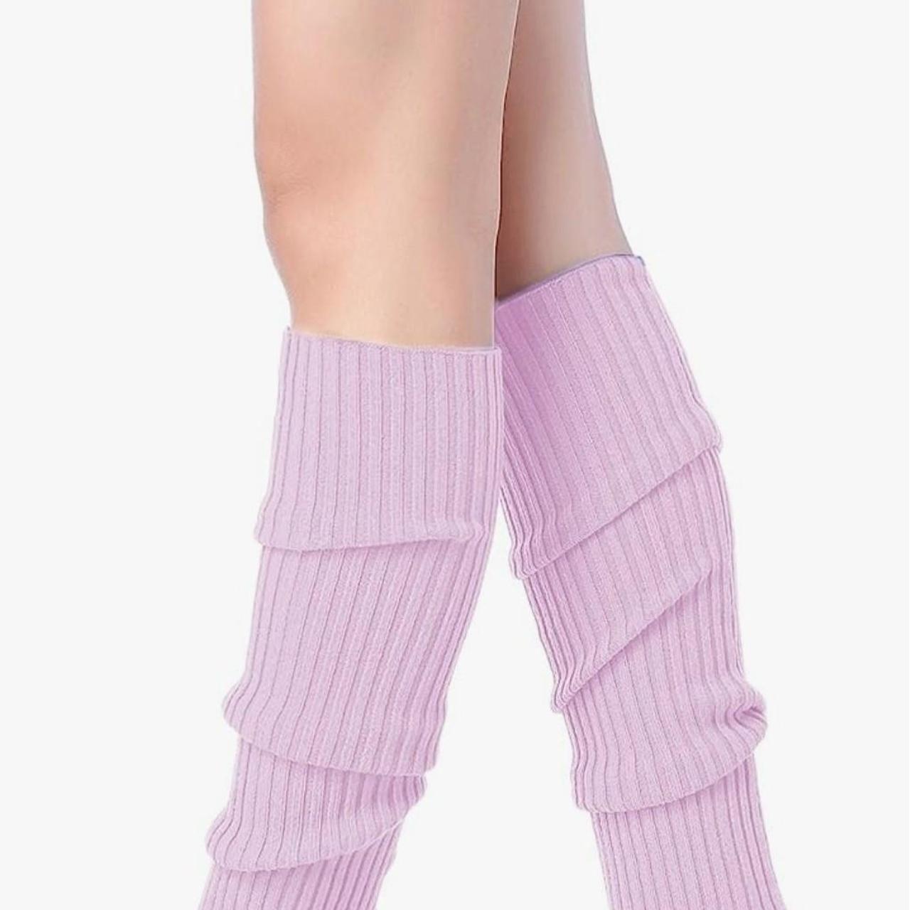 Amazon Kawaii Fairy Kei Pastel Purple Leg warmers... - Depop