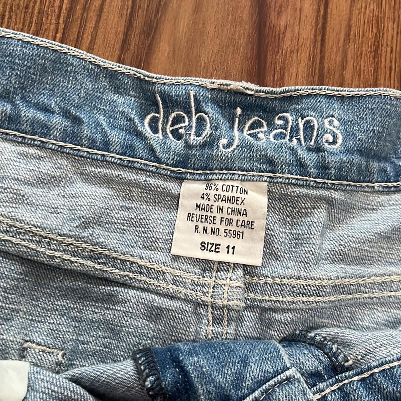 Y2k Deb Jeans Mini Skirt for Women Size 11 - Depop