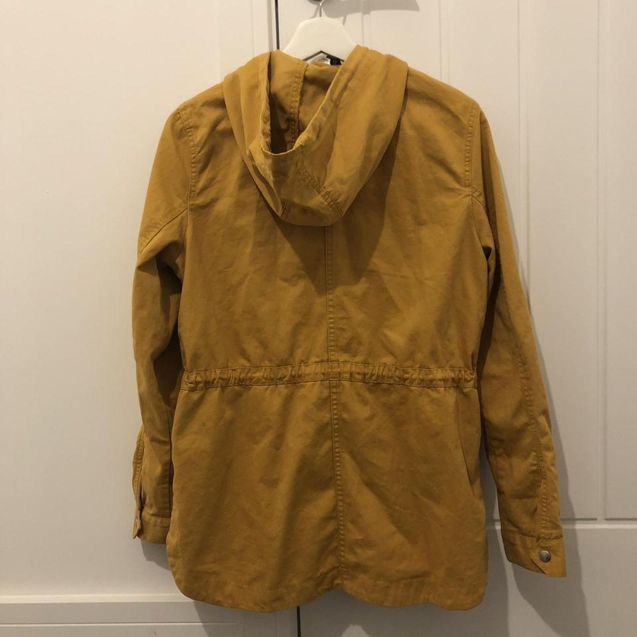 H&M Divided Yellow Parka Jacket Warm parka in a... - Depop