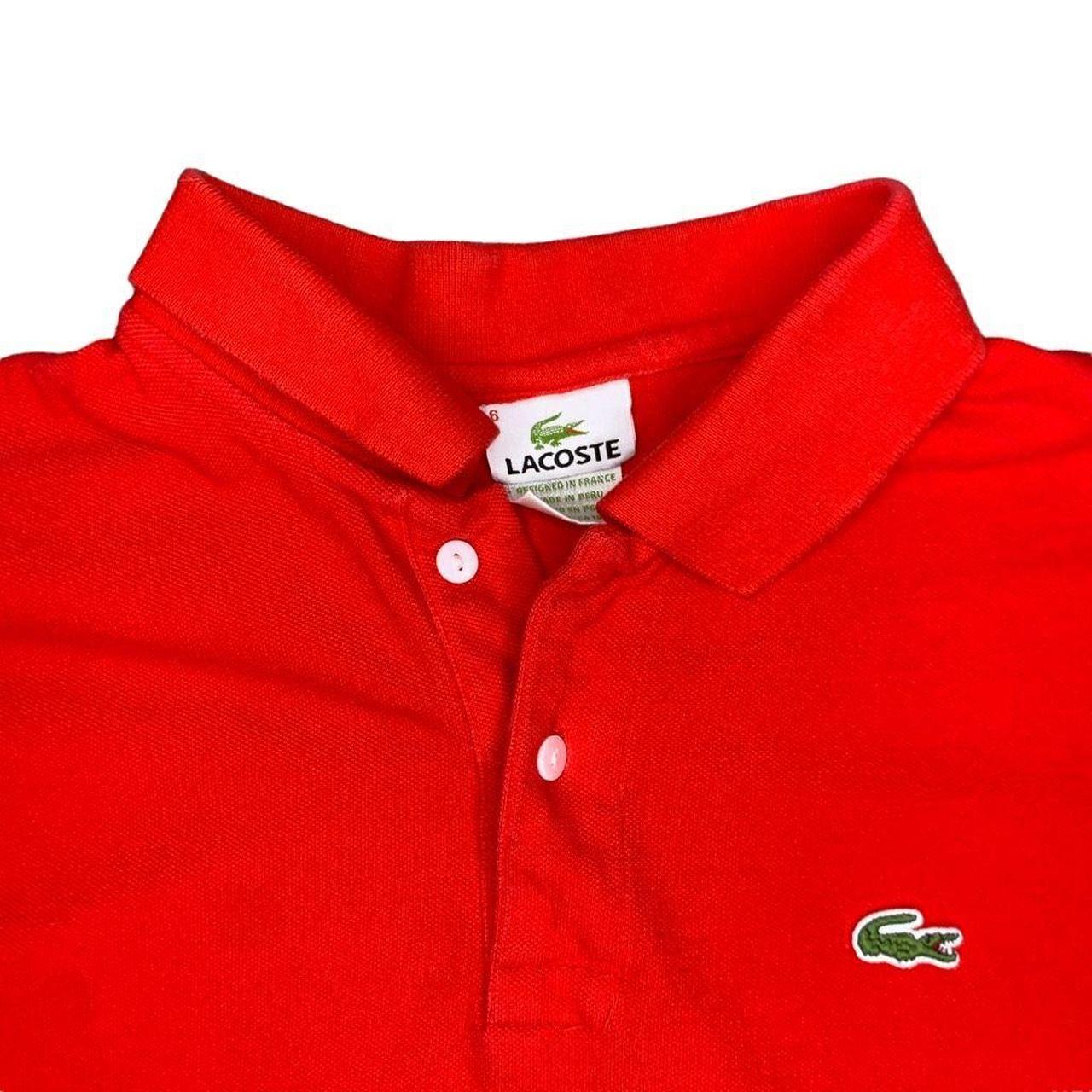 Lacoste Men's Red Polo-shirts | Depop