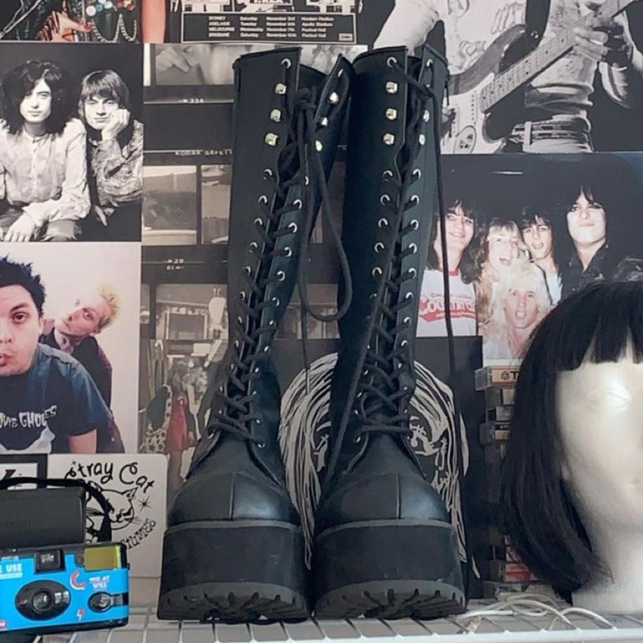 Demonia ranger 302 boots! I don’t wear these enough... - Depop