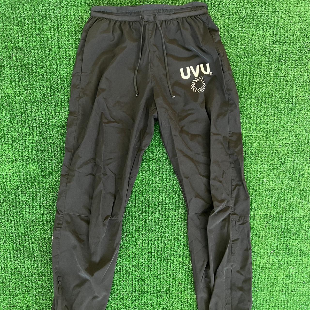 UVUCLUB Track Pants Black Size Small W: 28-30 Tried... - Depop