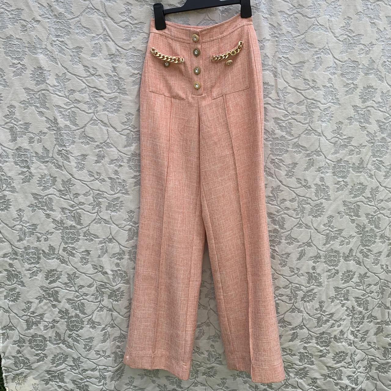 Alice McCall ‘Catalina’ pants. Peach linen blend... | Depop
