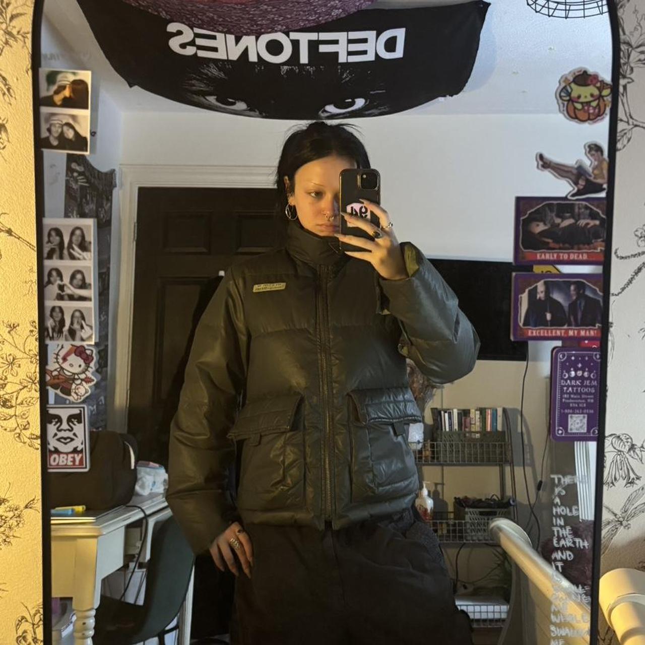 hex-o t-trl diesel puffer jacket -real down puffer... - Depop