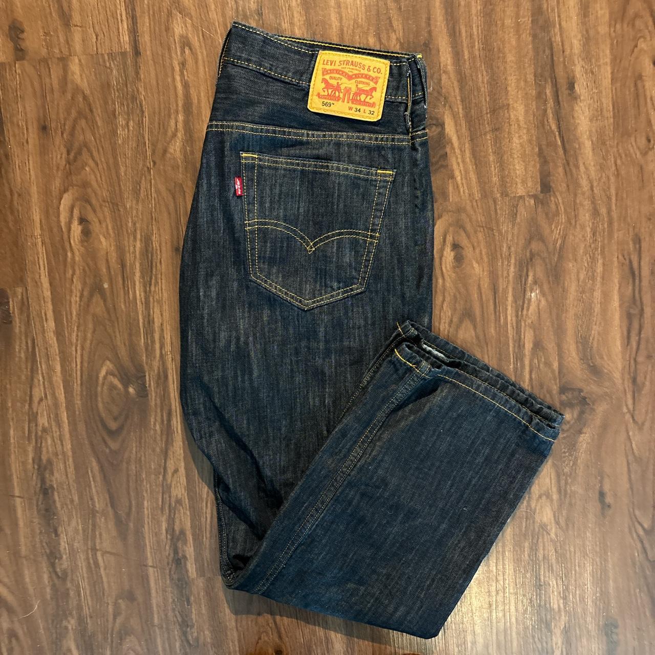 Levi 569 Jeans Indigo Blue Color Japenese Denim... | Depop