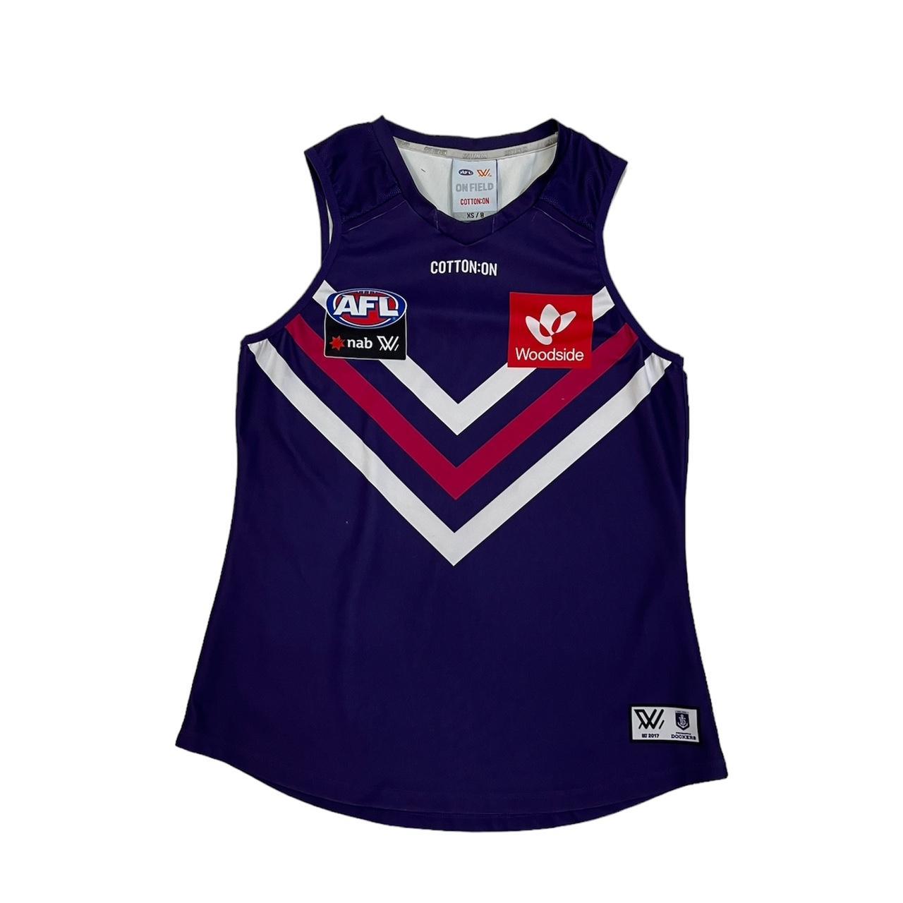 AFLW Fremantle Dockers Jersey - tagged women’s size... - Depop