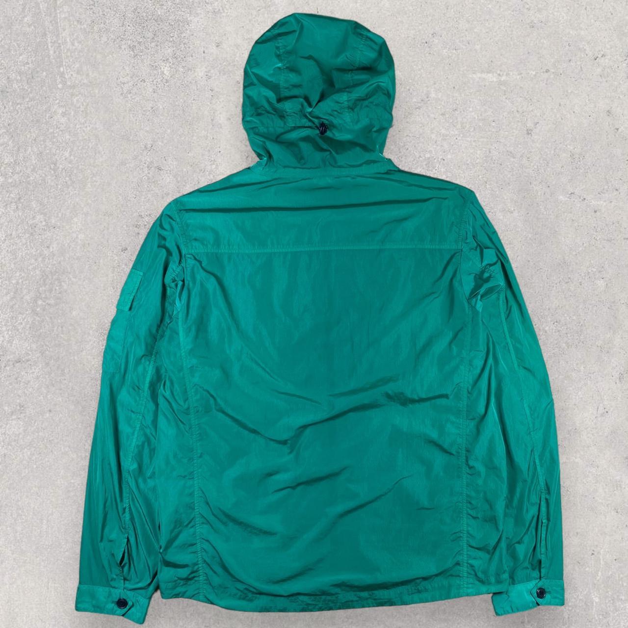 CP Company Chrome Garment Dyed Lens Green Zipped... - Depop