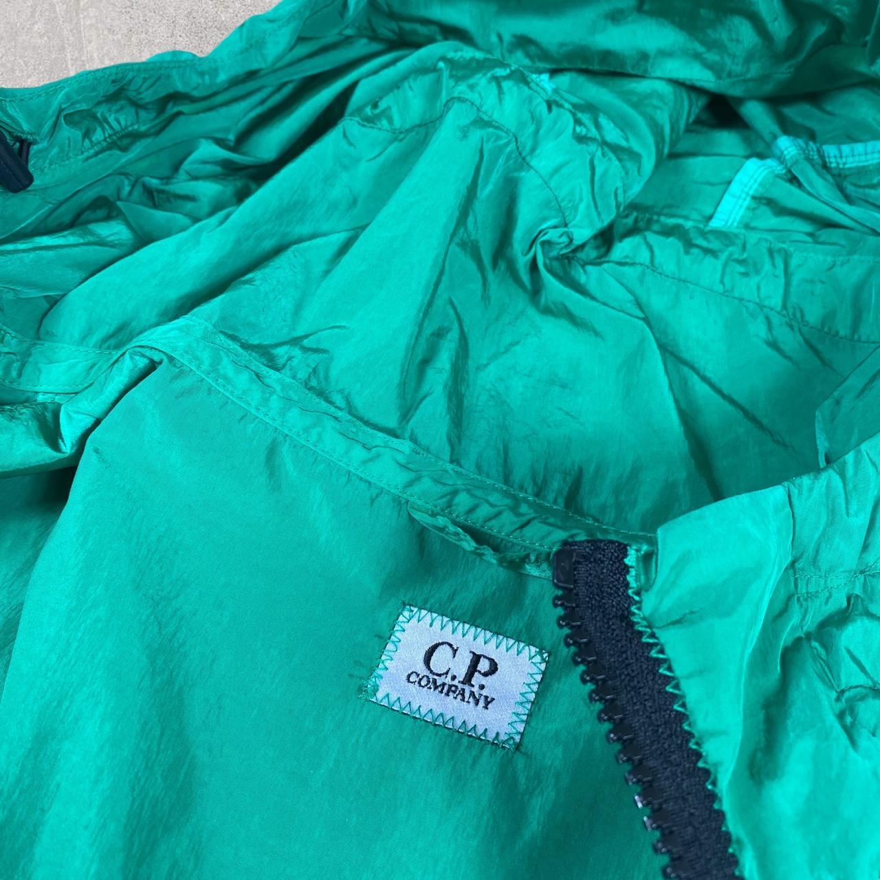 CP Company Chrome Garment Dyed Lens Green Zipped... - Depop