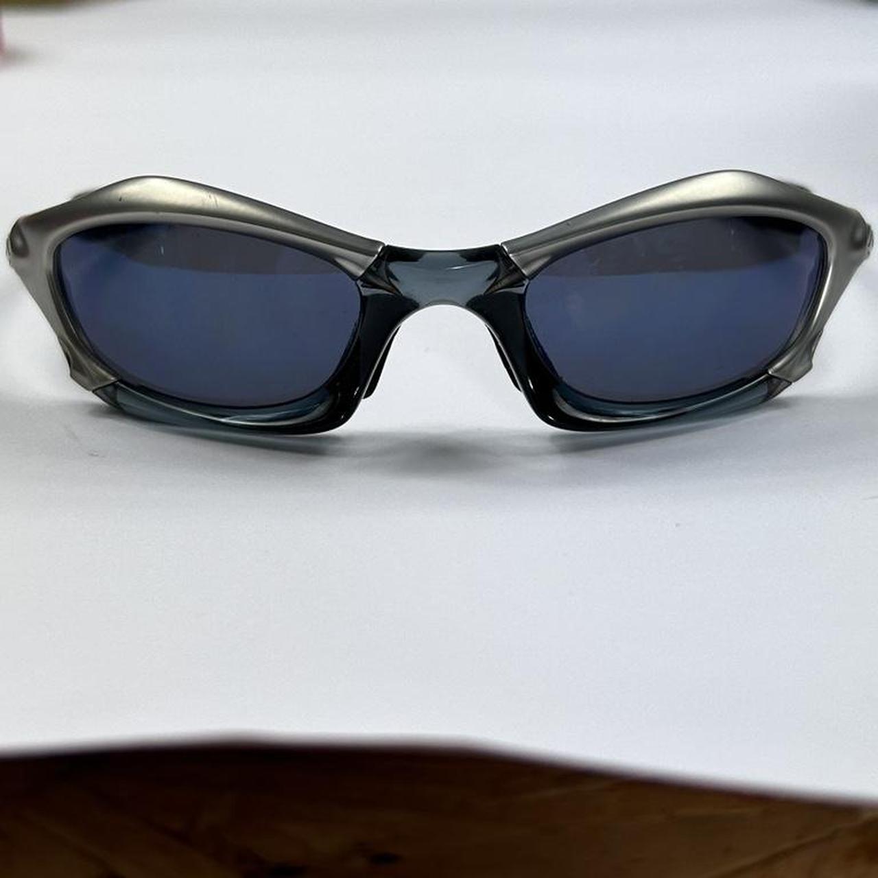 Oakley Splice Crystal Black Ice Iridium Sunglasses - Depop
