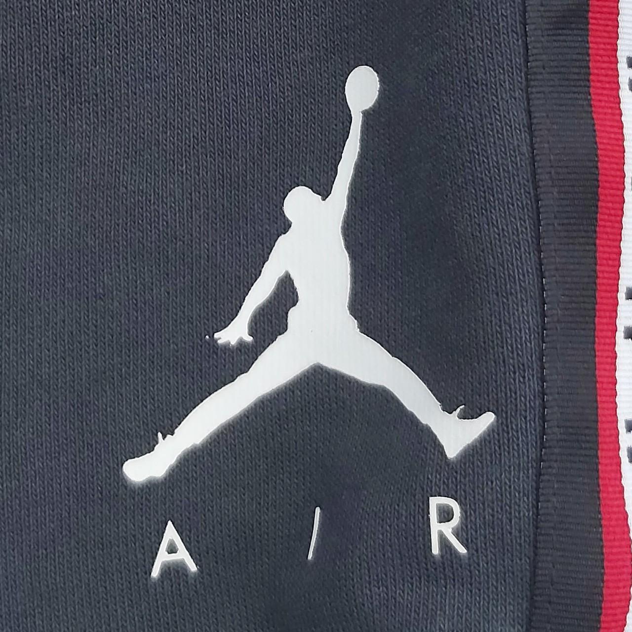 Nike Air Jordan spell out logo reverse weave cotton... - Depop
