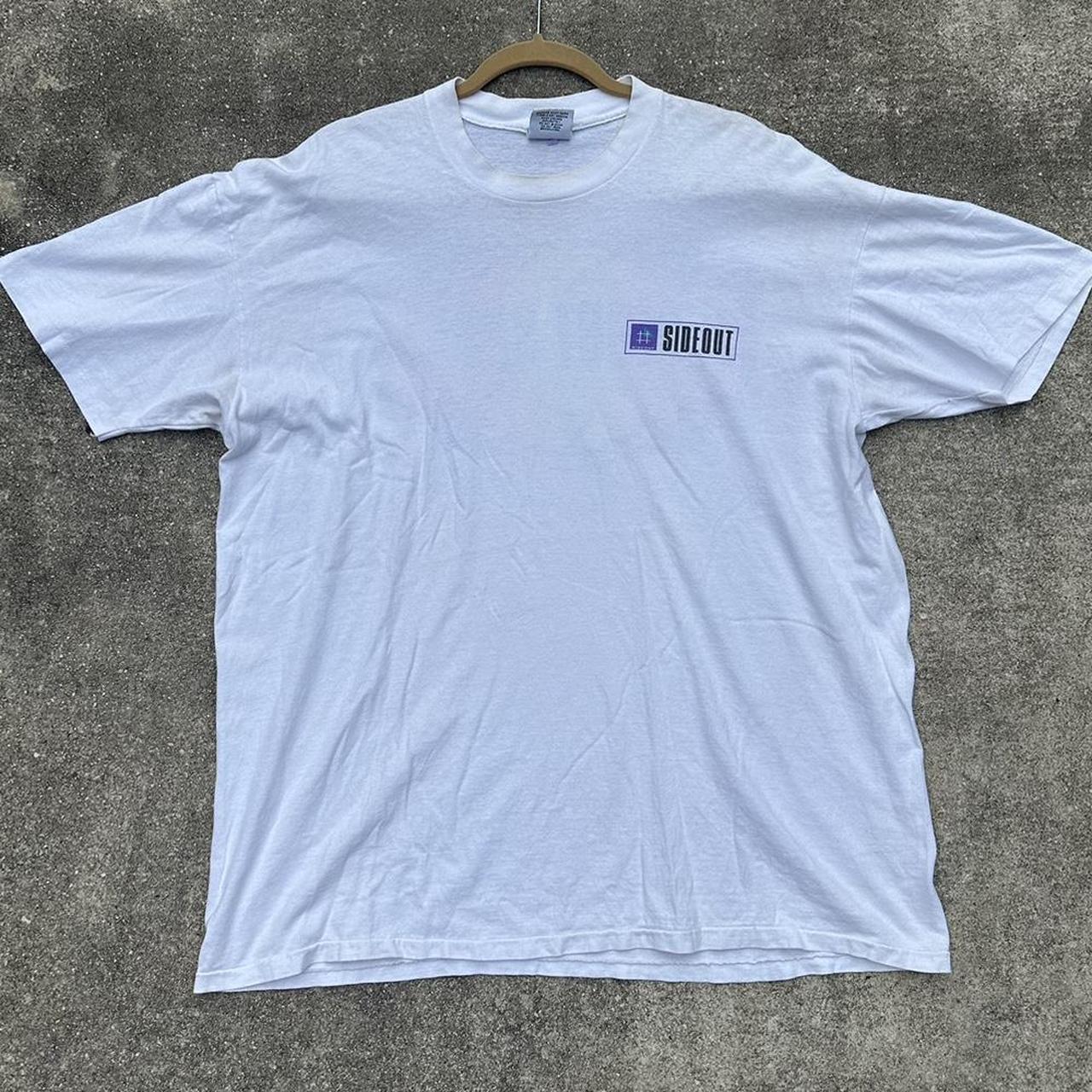 Vintage 90s Sideout sports volleyball single stitch... - Depop