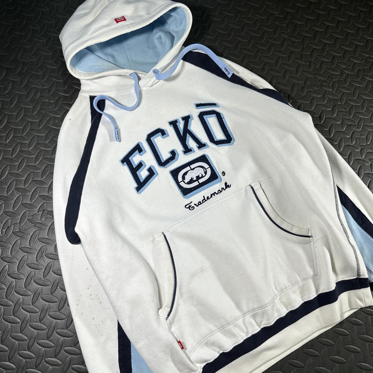y2k ecko unltd hoodie tagged large MEASURES 25x28 - Depop