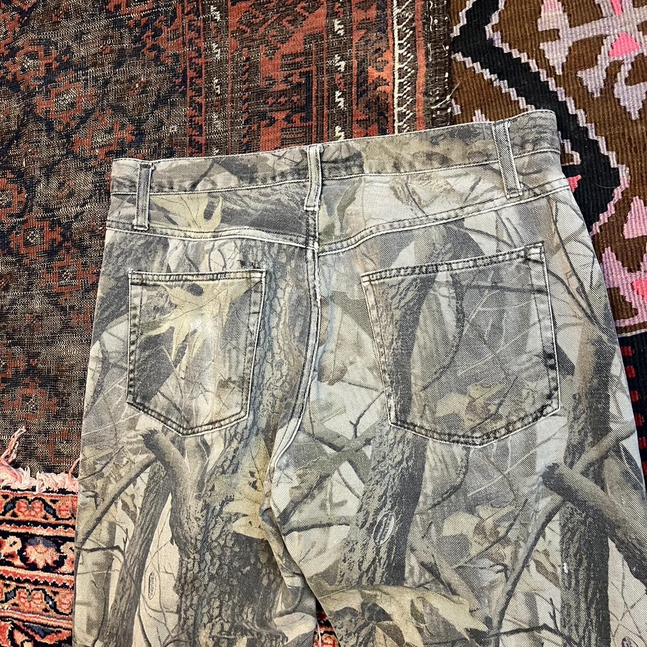 Vintage realtree double knee denim jeans in great... - Depop