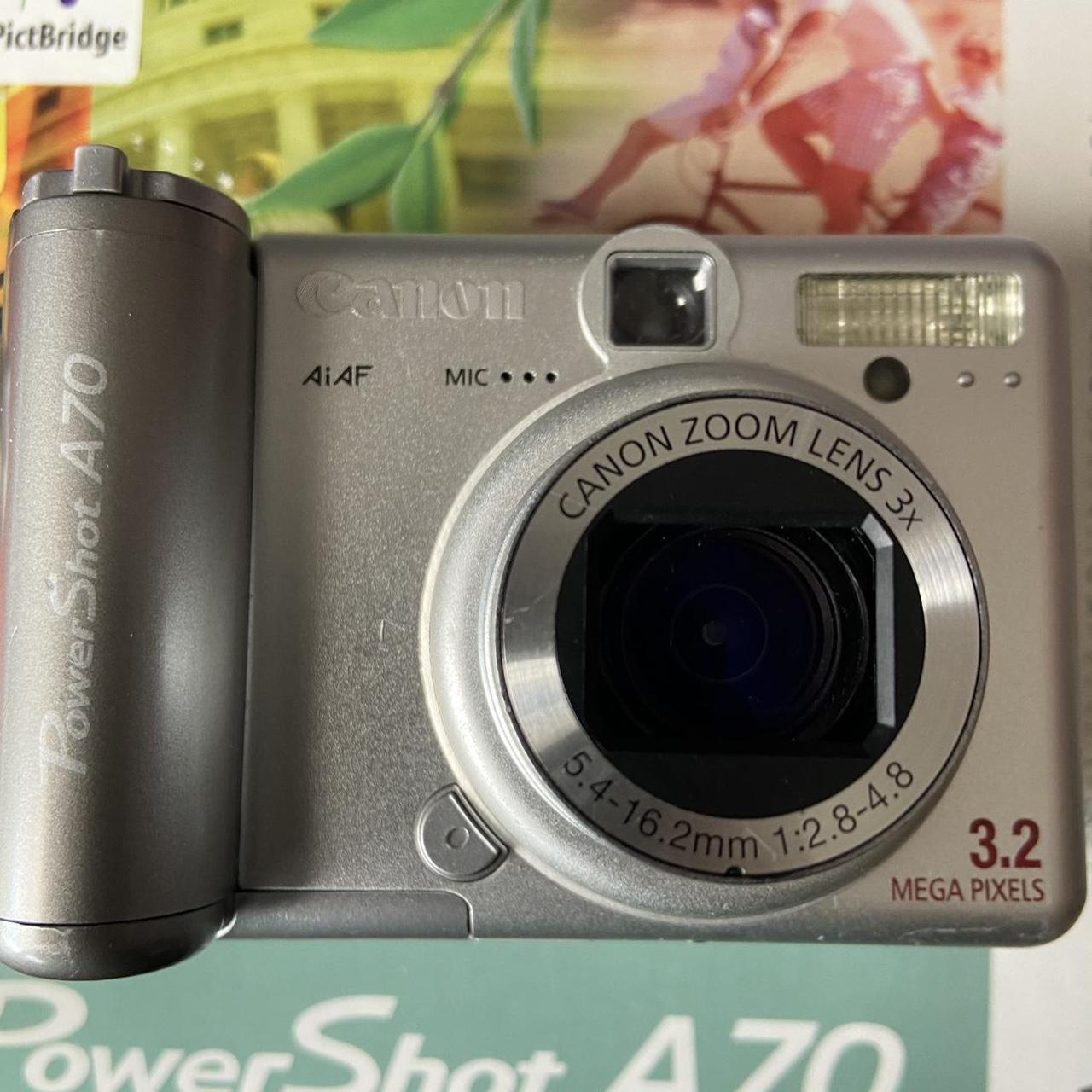 Canon Powershot A70 3.2MP Zoom Lens 3x PC1043 -... - Depop