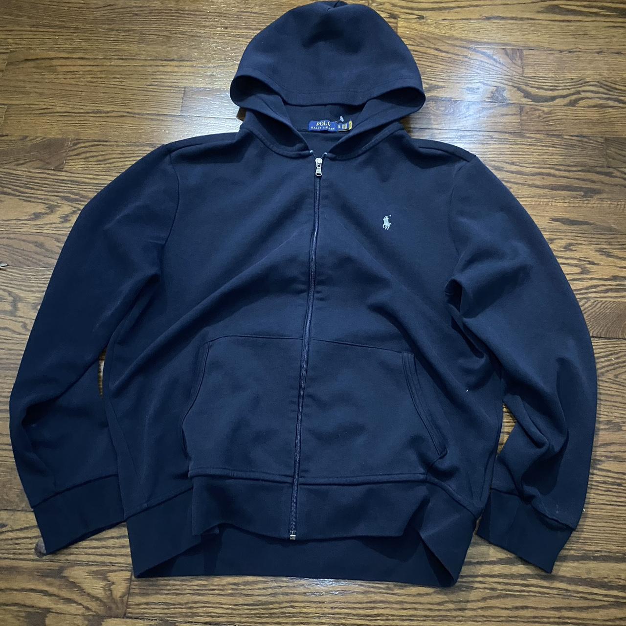 Navy Ralph Lauren zip up hoodie #Polo #Ralph #Zip... | Depop