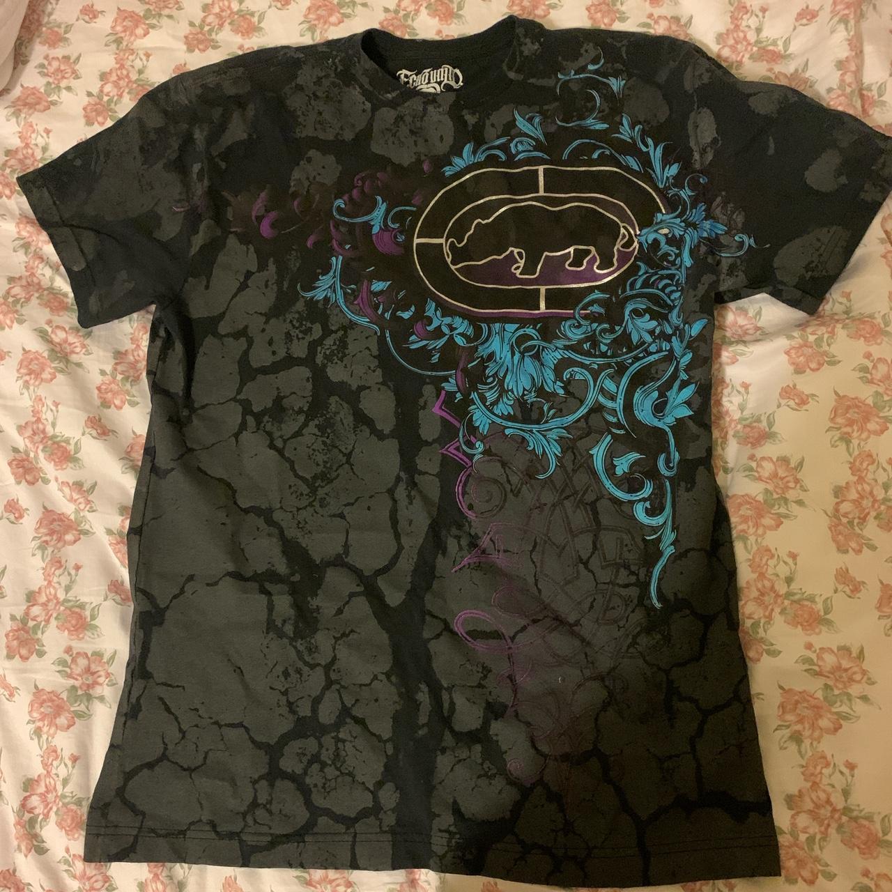 y2k graphic t shirt size L #y2k #pattern #skater - Depop