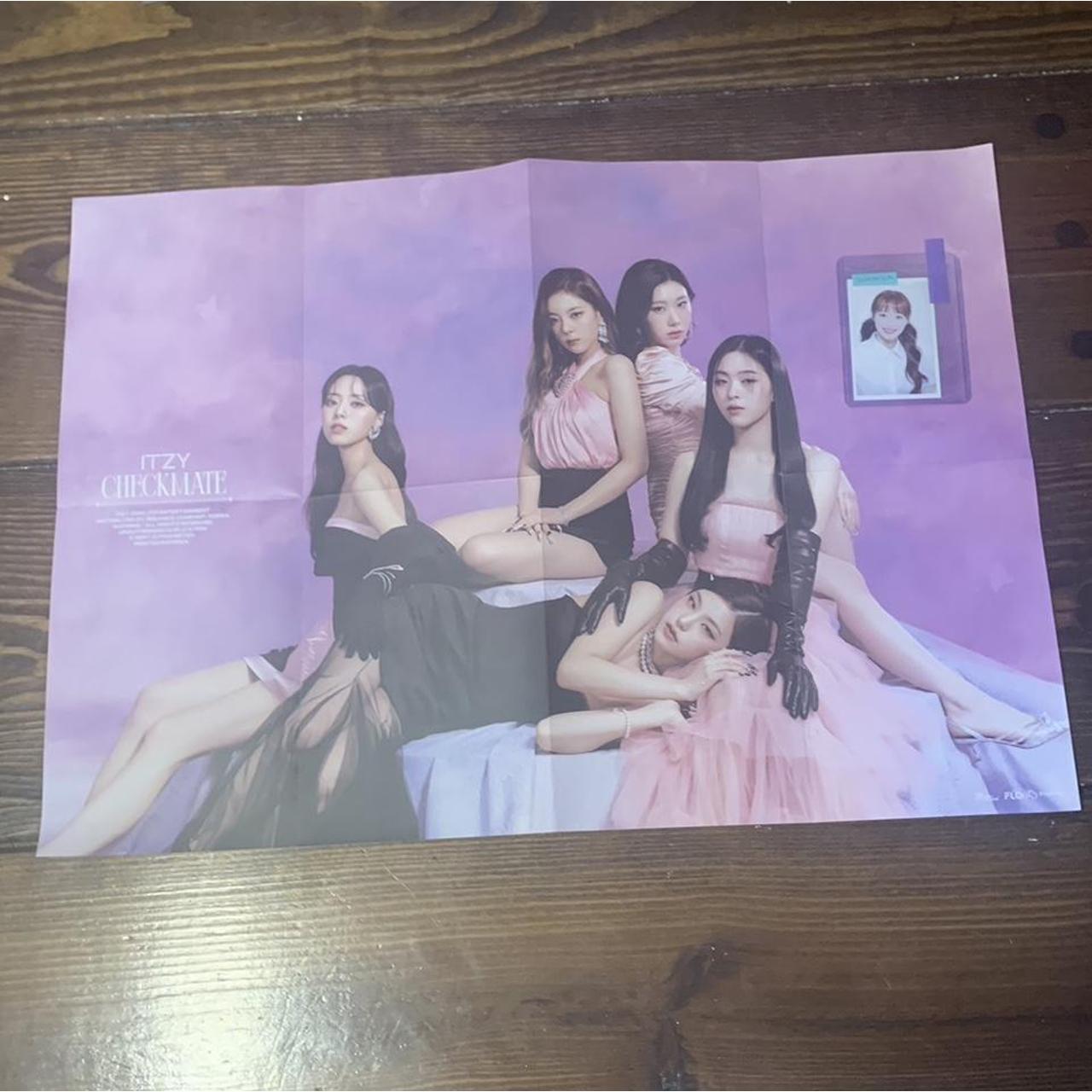 ITZY CHECKMATE large group poster #itzy #checkmate... - Depop