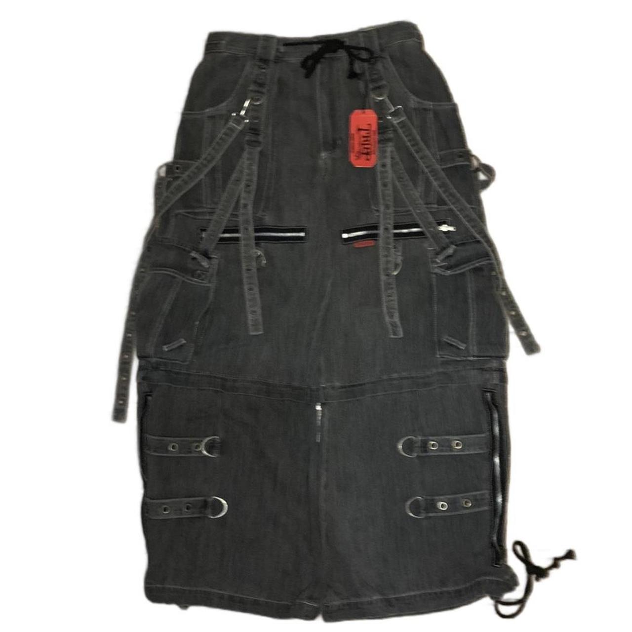 Tripp X-Strap Pant Rave Jeans Light Black... - Depop