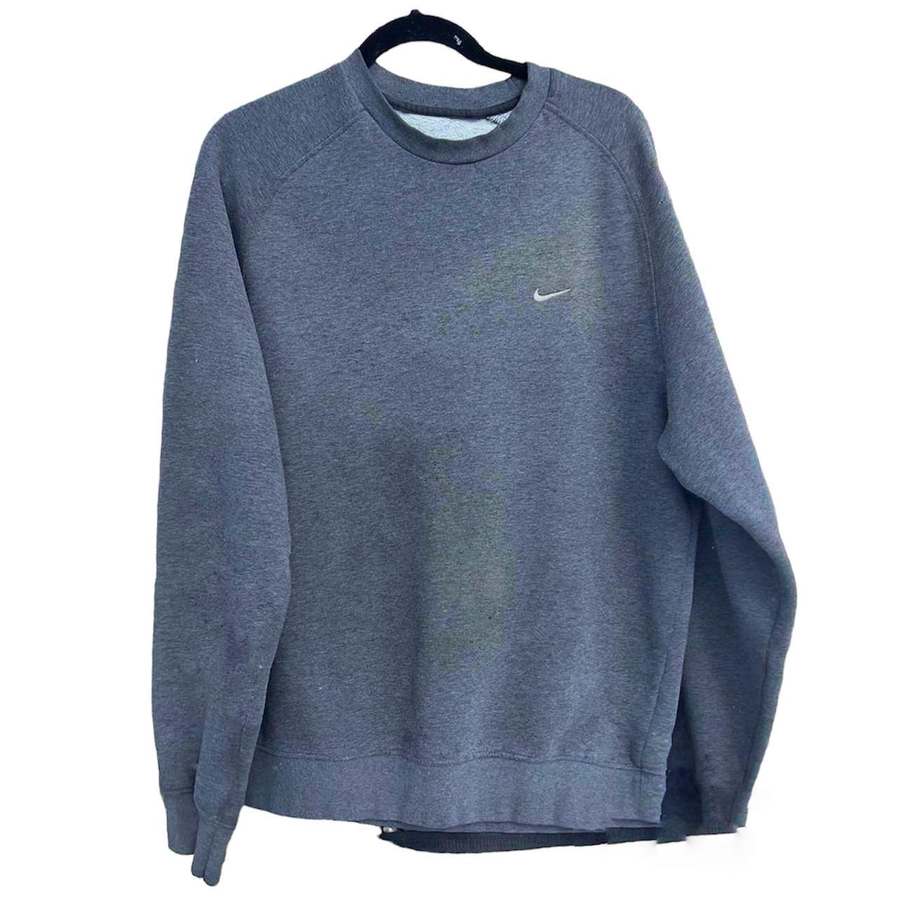 Vintage gray Nike crewneck from the 2000s open to... - Depop