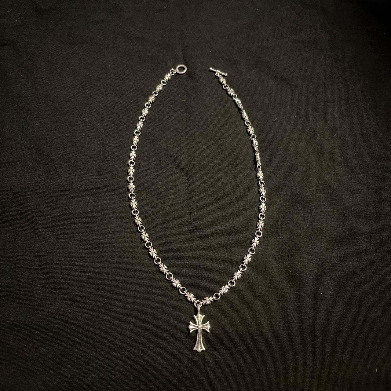 Chrome Hearts Cross Chain Length is 50 Cm Sold as... - Depop
