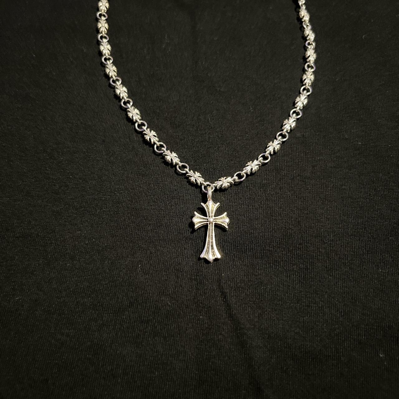 Chrome Hearts Cross Chain Length is 50 Cm Sold as... - Depop