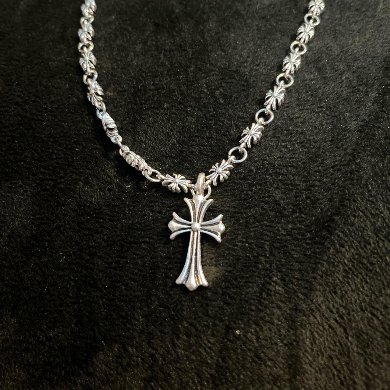 Chrome Hearts Chain 50 CM in Length In Great shape... - Depop