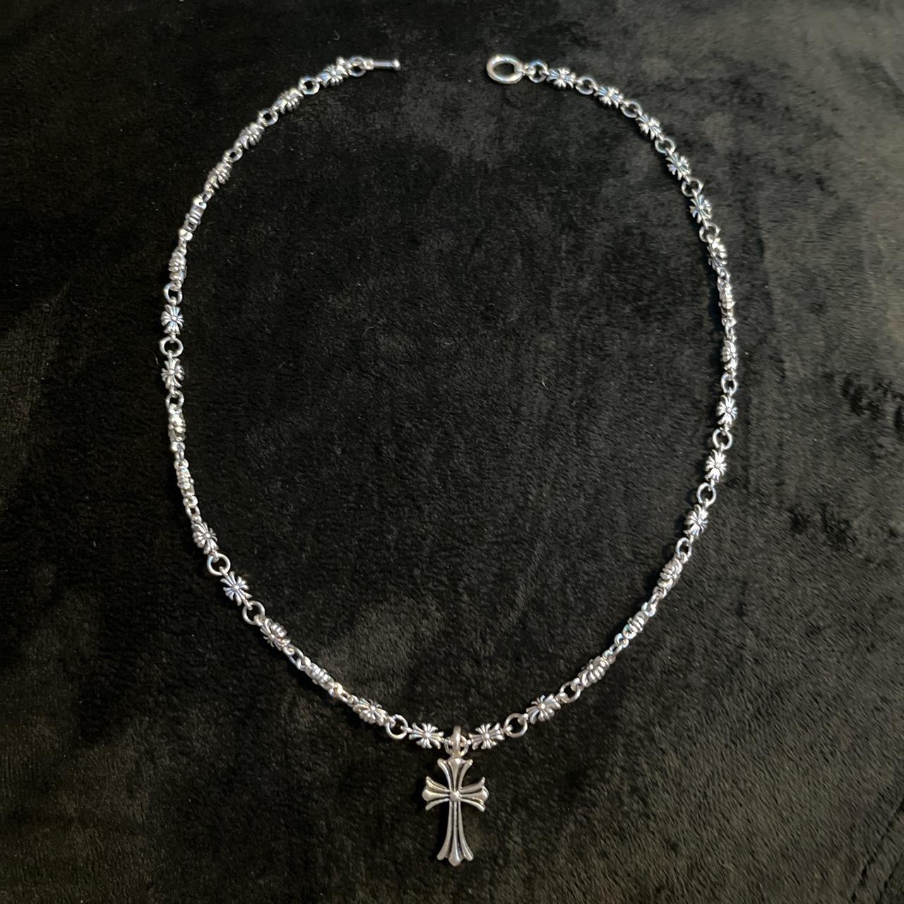 Chrome Hearts Chain 50 CM in Length In Great shape... - Depop