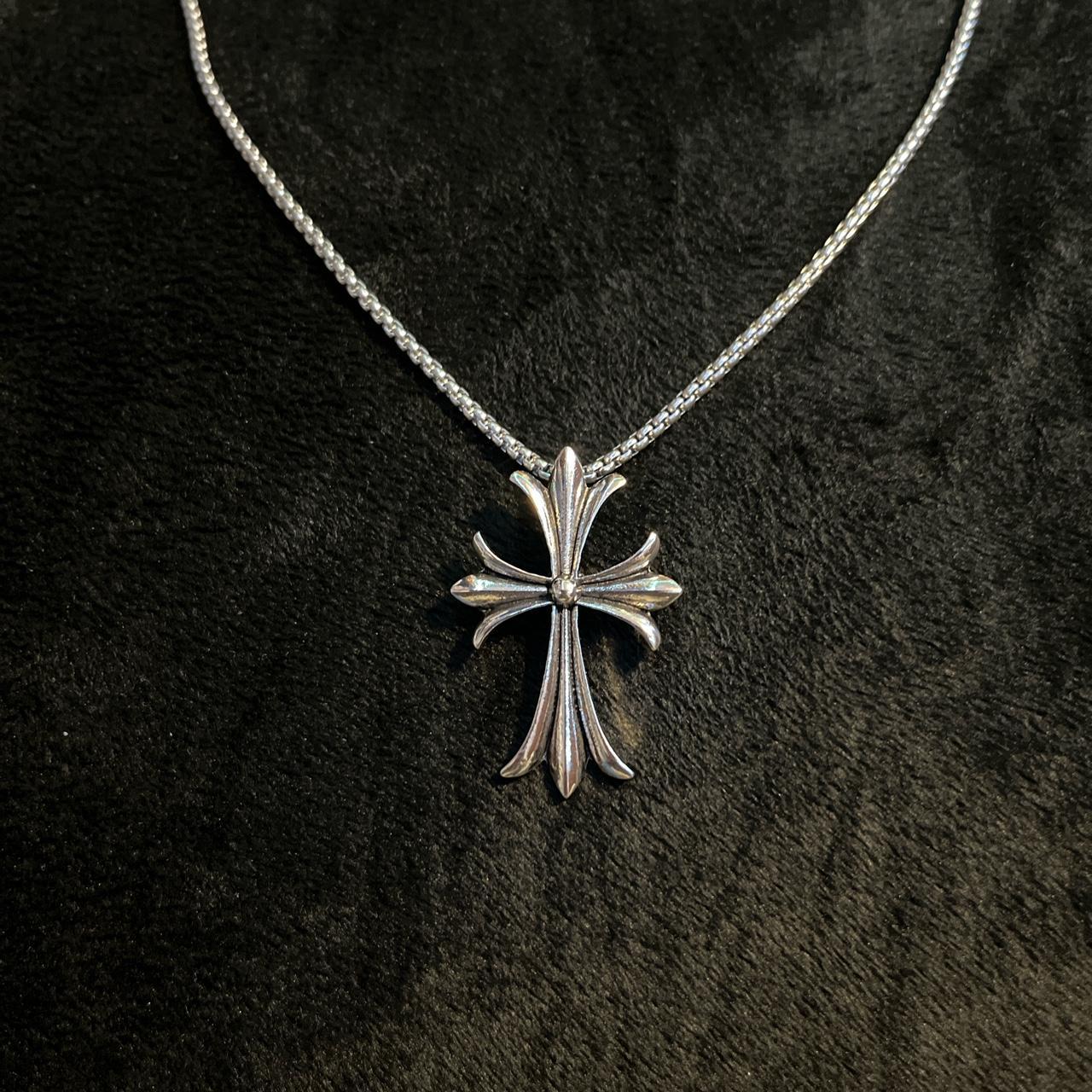 Chrome Hearts Chain 50 CM in Length In Great shape... - Depop