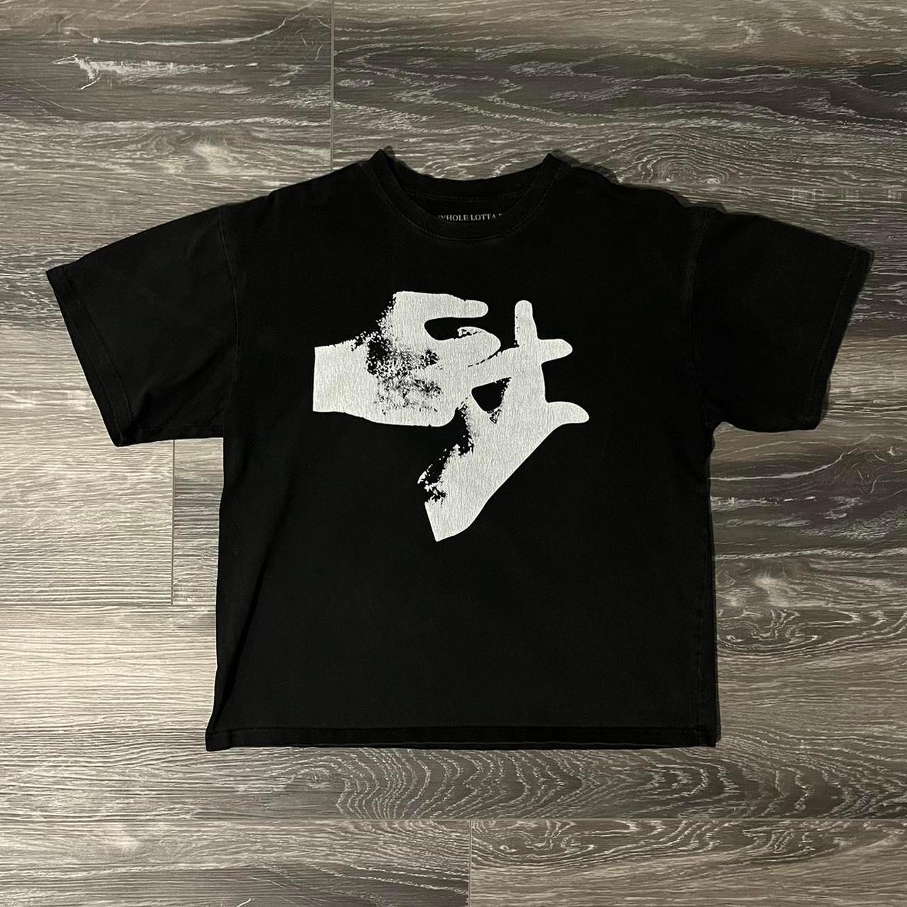 Playboi Carti Middle Finger Shirt, Whole Lotta Red... - Depop