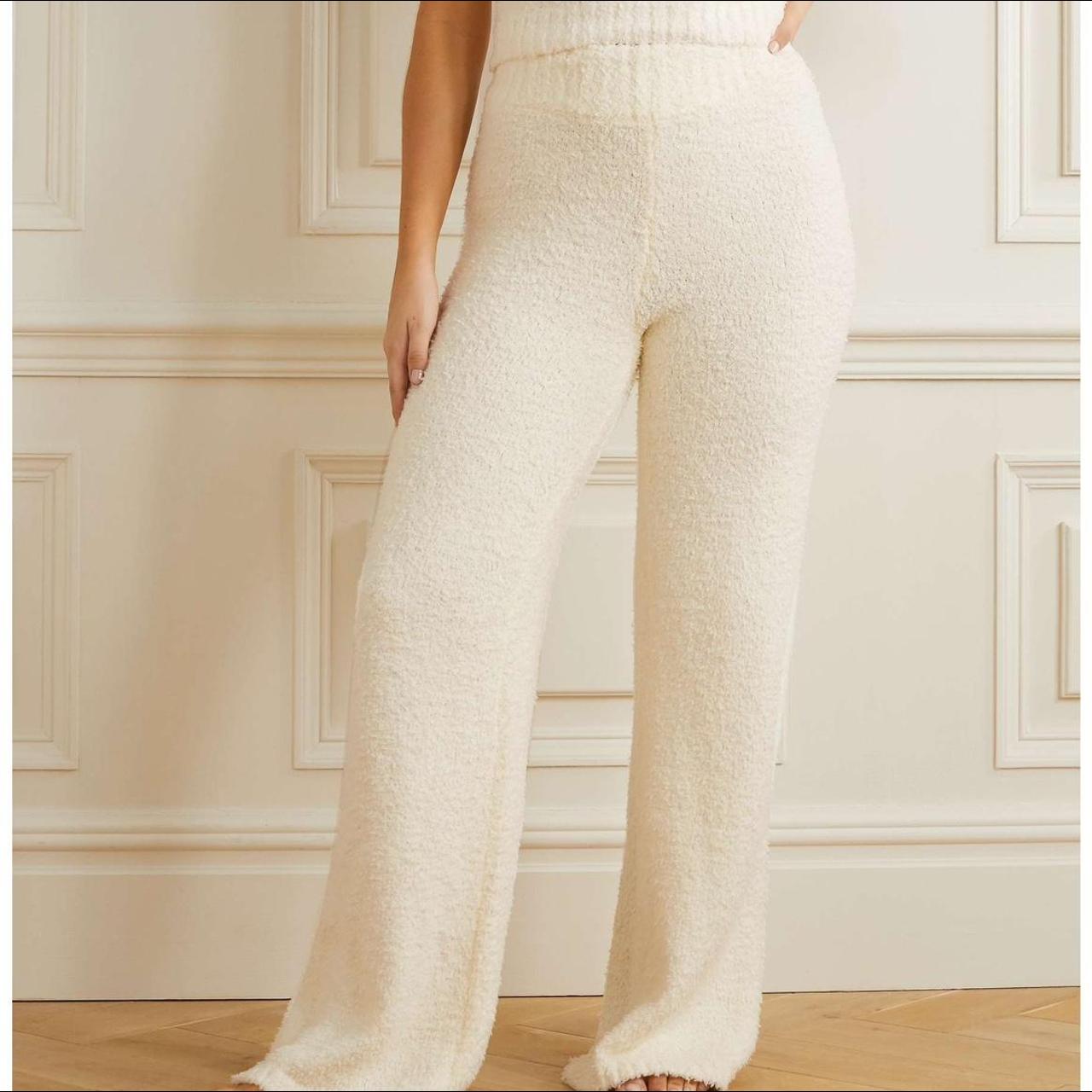 SKIMS BRAND NEW WITH TAGS Cozy Pants - Bone Size:... - Depop