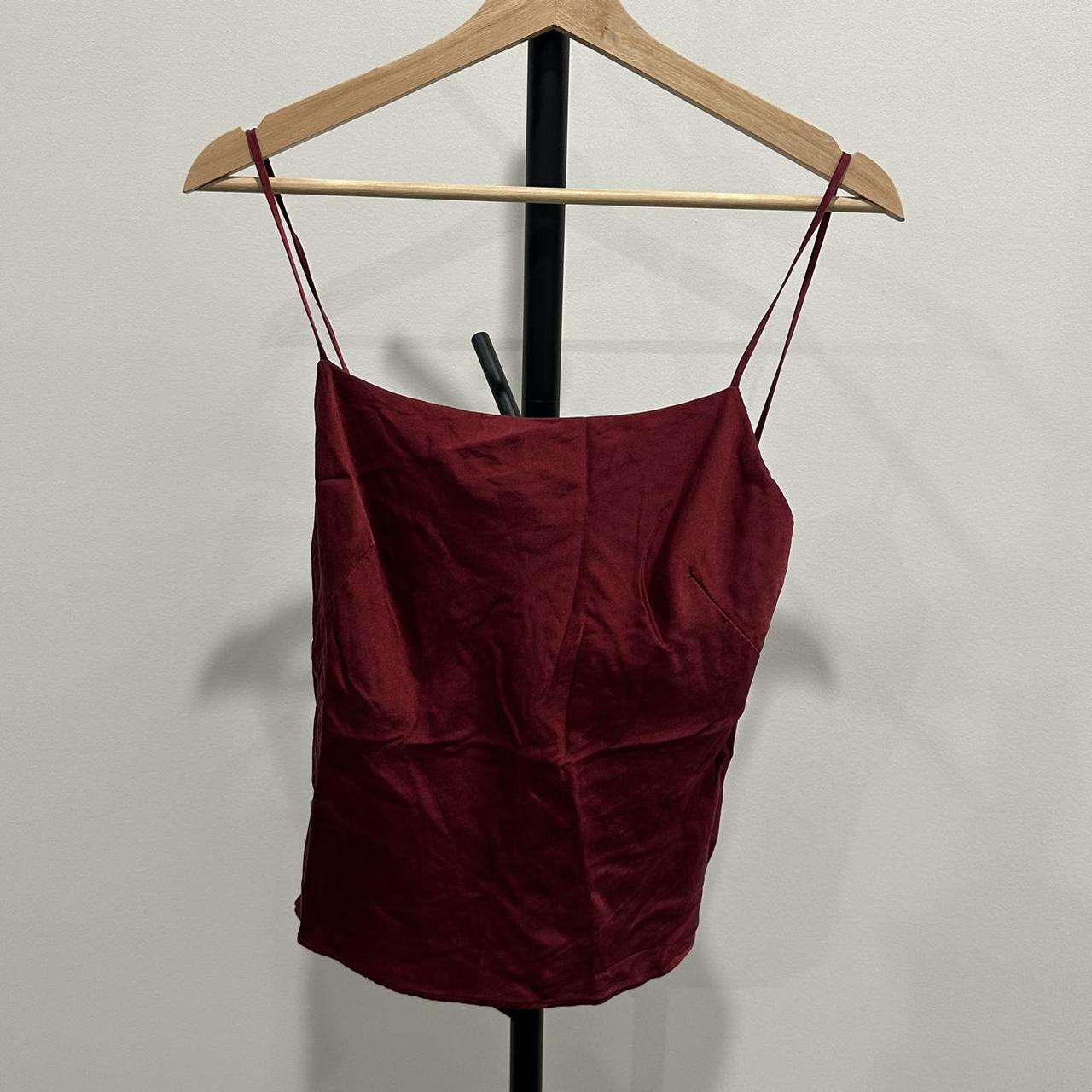 BEC & BRIDGE Red silk cami Size: 8 Sell price: $40 - Depop