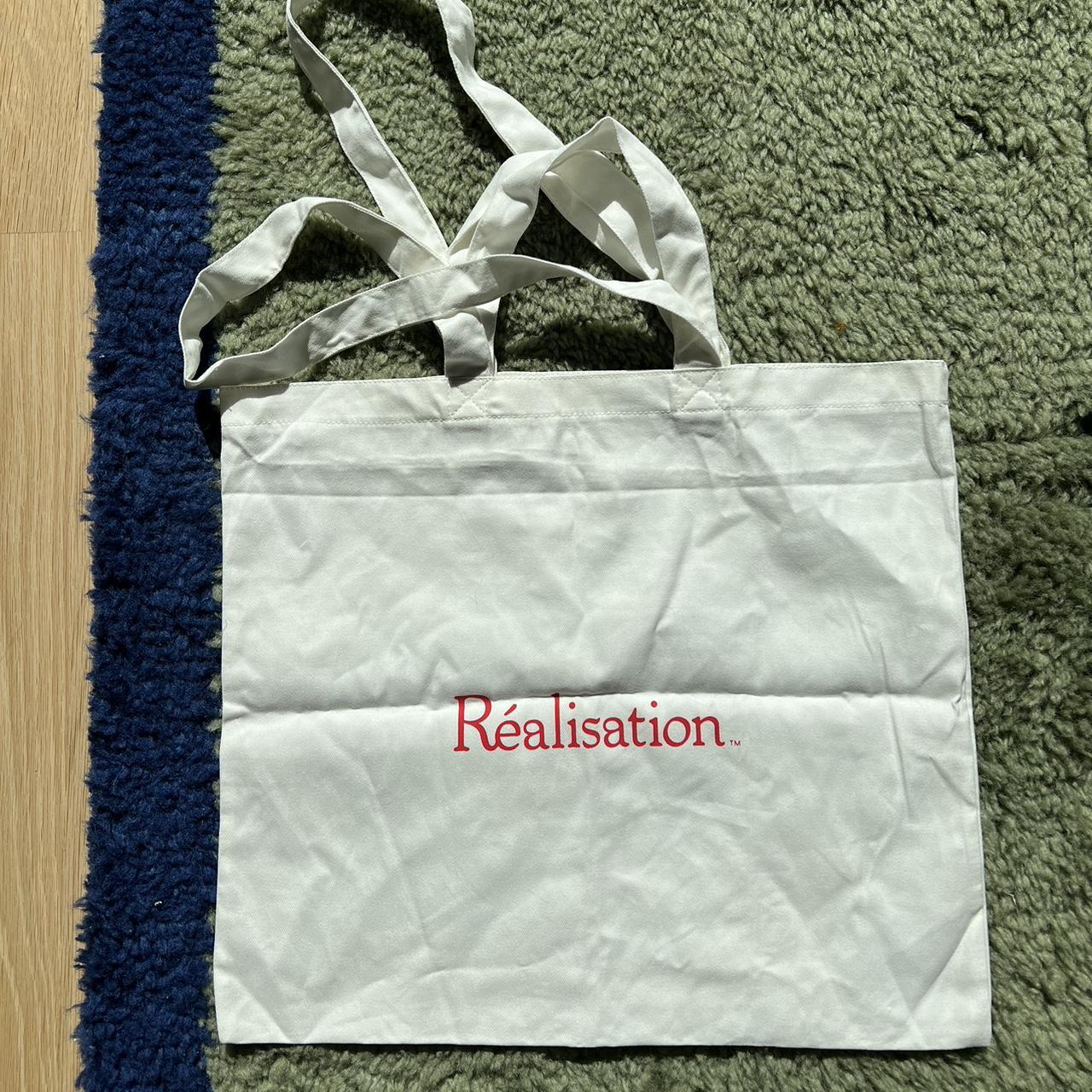 Réalisation Par white tote, never used - Depop