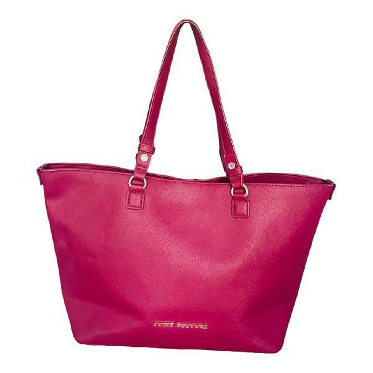 Juicy Couture Fuschia Tote Bag Handbag Purse... - Depop