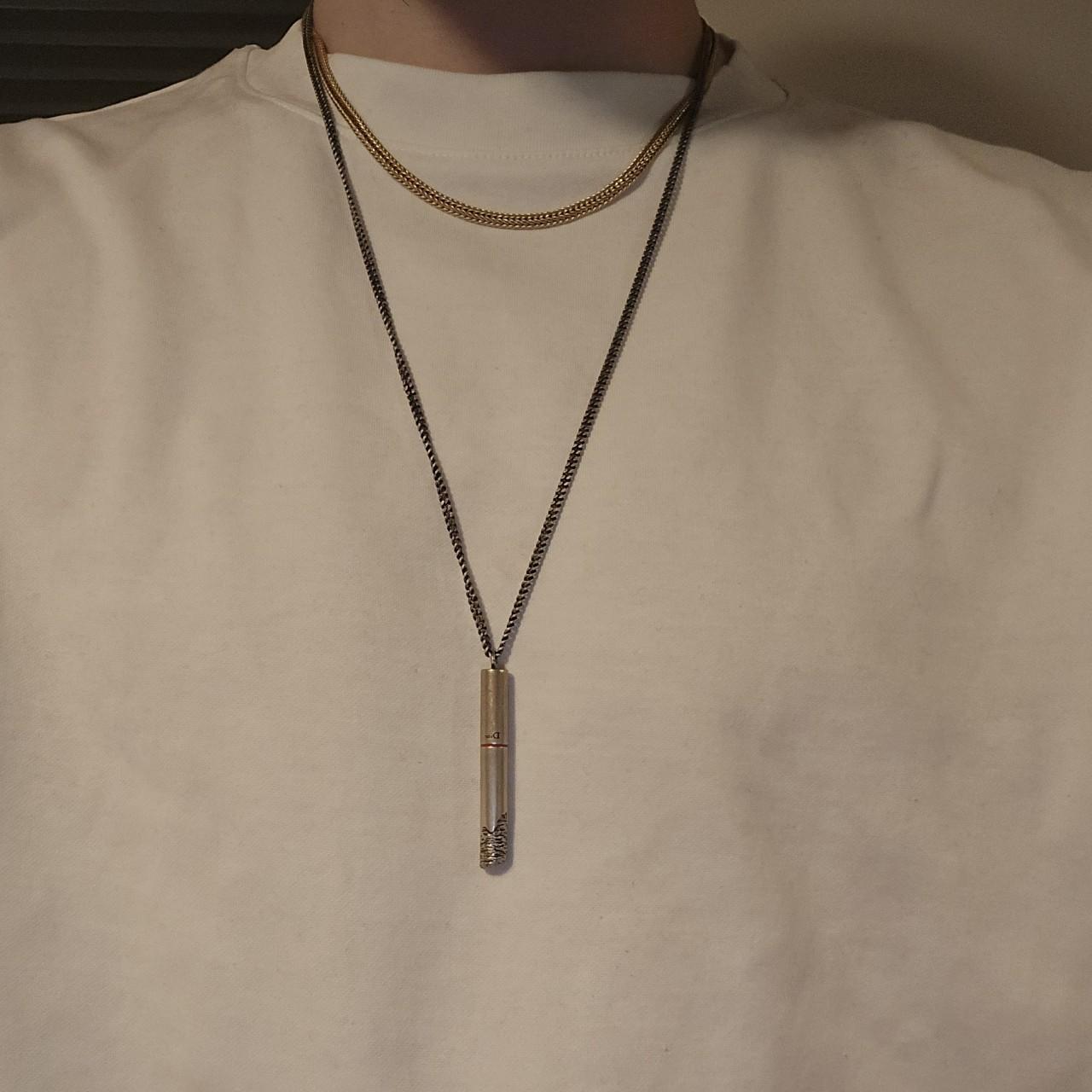 Dior Cigarette Chain Pendant - some light scratches... | Depop