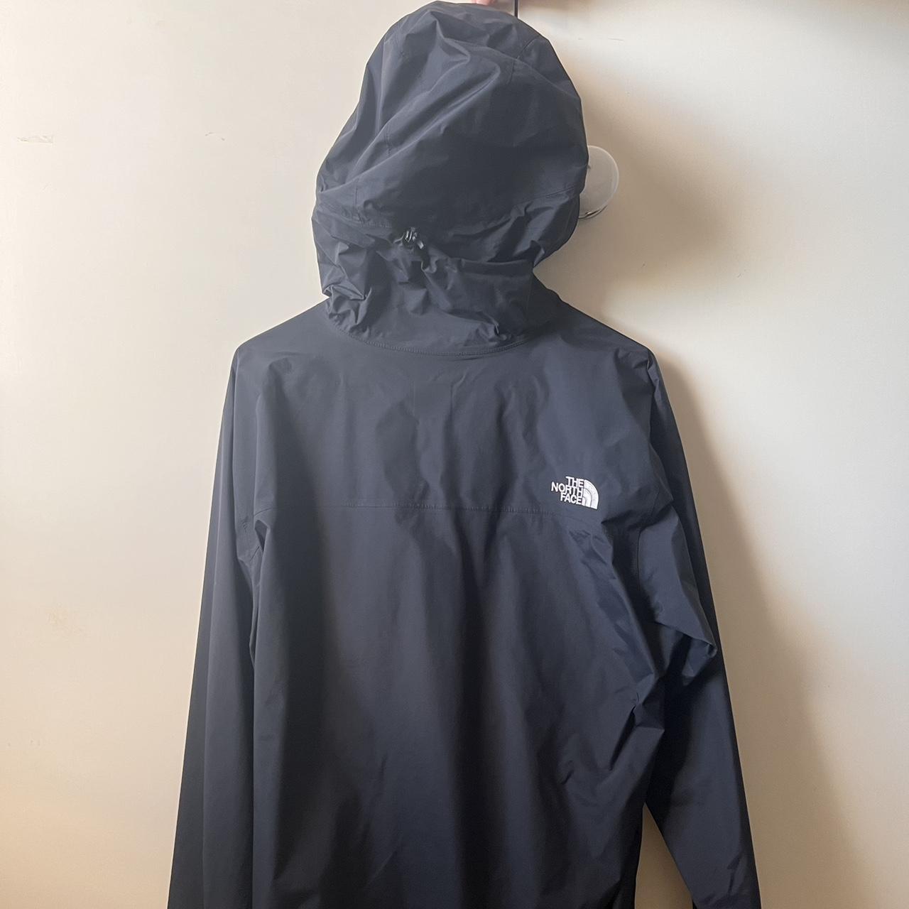 North face navy blue windbreaker Waterproof Bought... - Depop