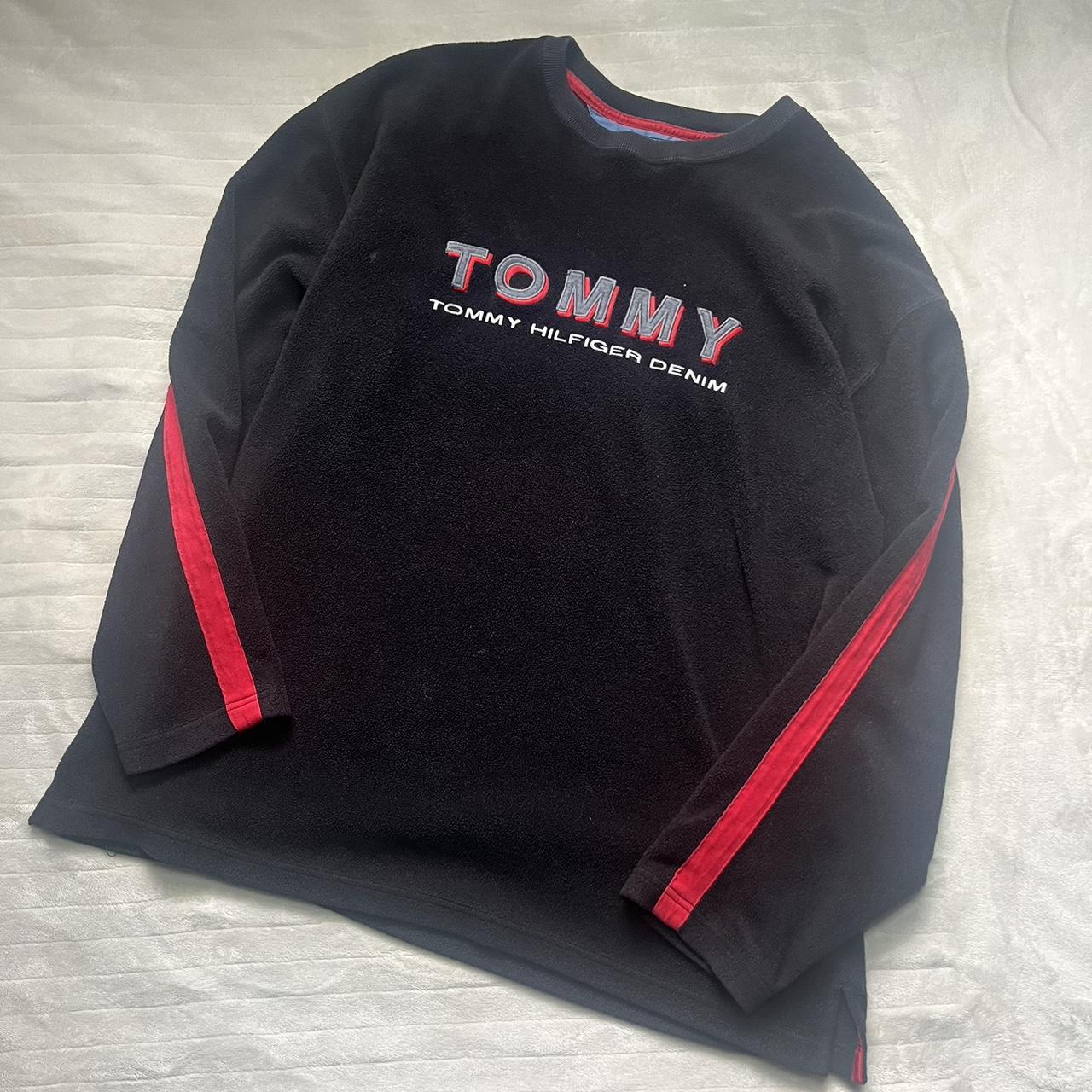 Tommy Hilfiger tag XL fleece crewneck - Depop