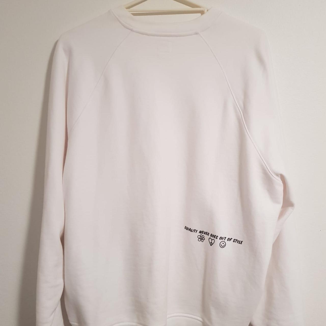 White Levi's Pride Jumper with rainbow details.... - Depop