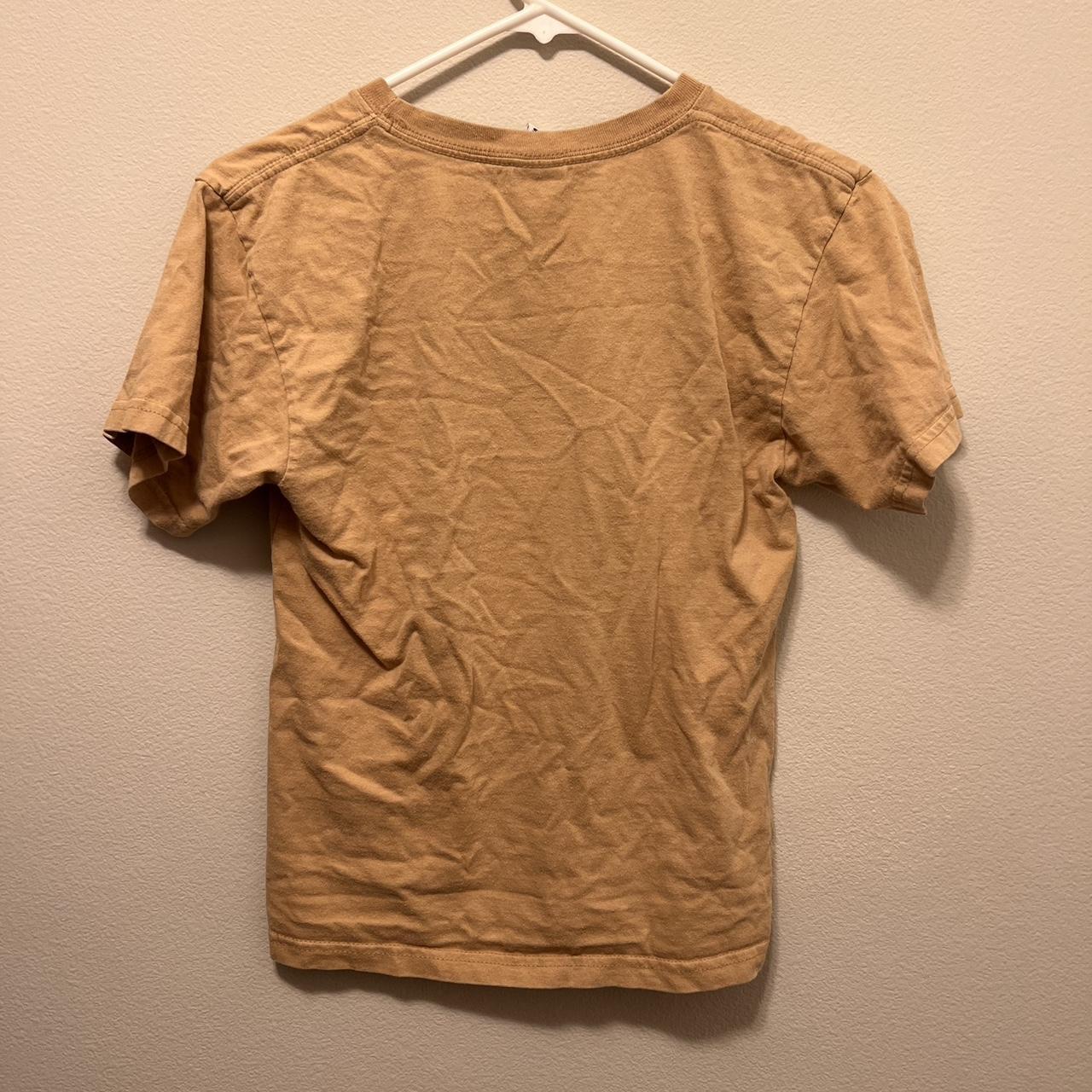 tan six flags looney toons kids baby tee - Depop