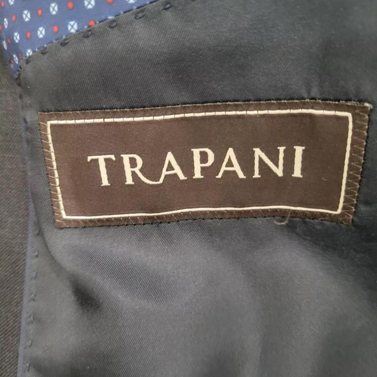 This Men's Grey Suit Jacket by Trapani is a stylish... | Depop