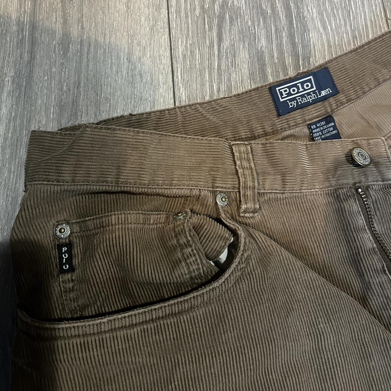 Vintage Polo Ralph Lauren corduroy pants Size... - Depop