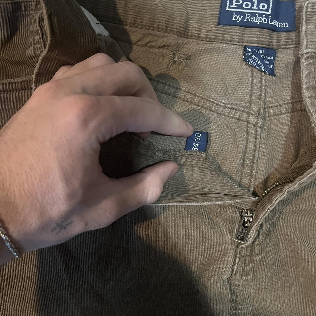 Vintage Polo Ralph Lauren corduroy pants Size... - Depop