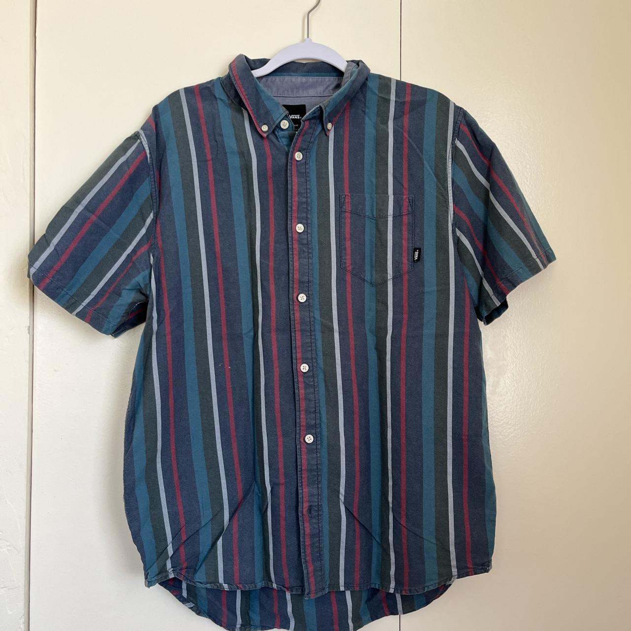 Vans Button-Up Size L #vans #skate #surf #button-up - Depop