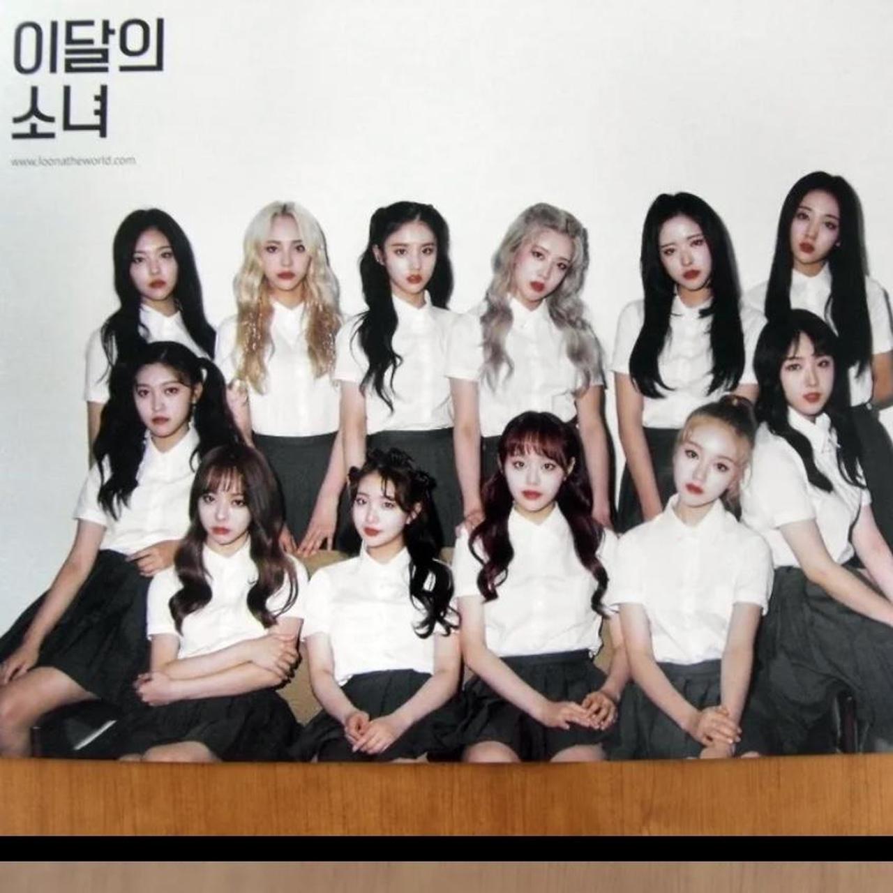 loona ++ hi high offical poster limited a... - Depop