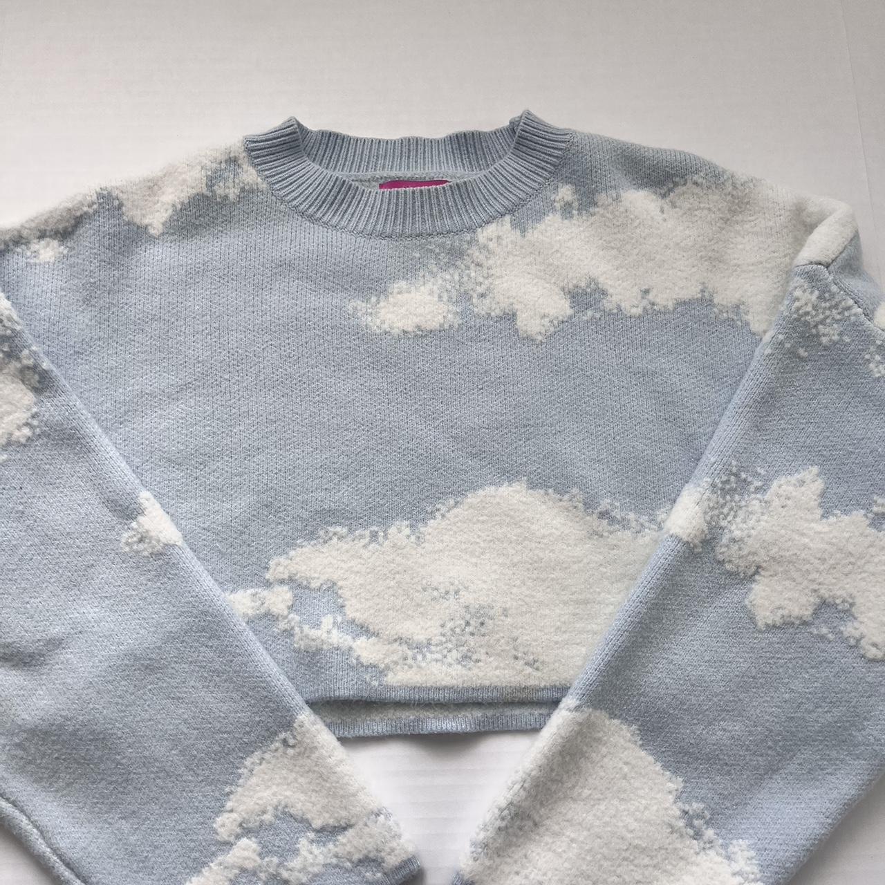 the absolute cutest cloud sweater from edikted - Depop