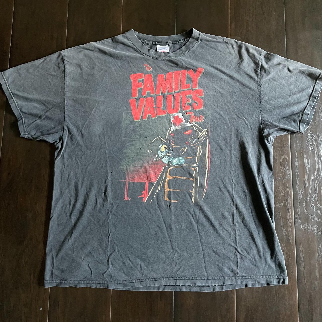 FAMILY VALUES - 1997 Family Values Tour Shirt -... - Depop