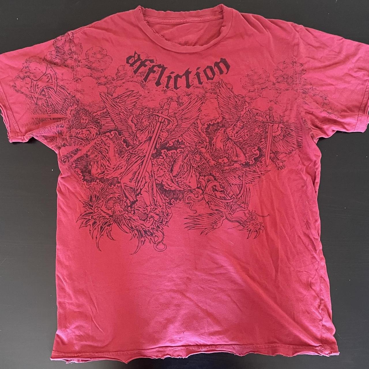 GRAIL OG 2005 AFFLICTION ANGELS TEE First shirt... - Depop